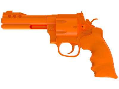 Rubber training pistol and revolver - Fight Equipement